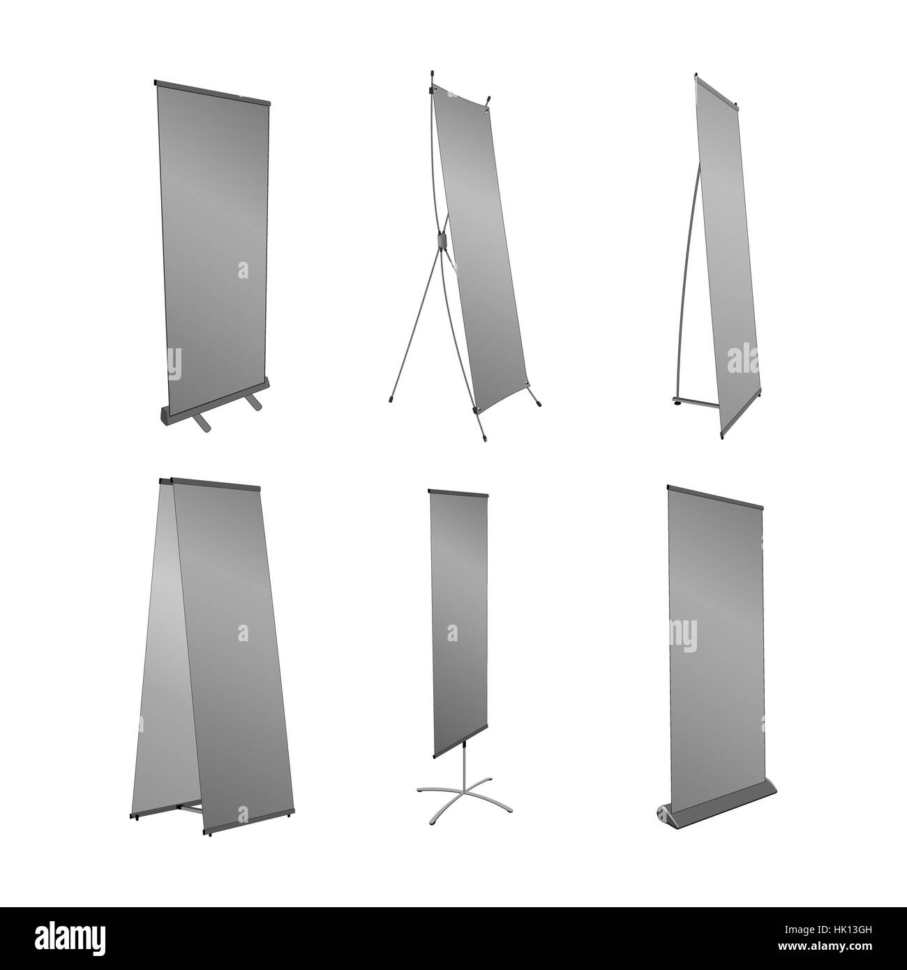 Banner design on legs Cut Out Stock Images & Pictures - Alamy