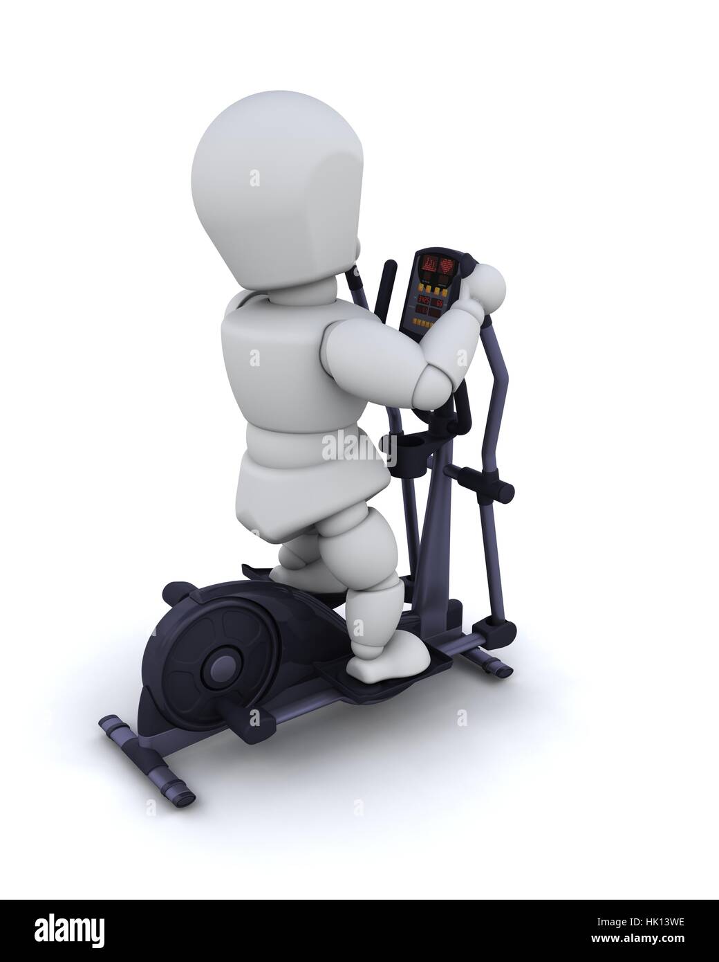 Healthy man running steps Cut Out Stock Images & Pictures - Alamy