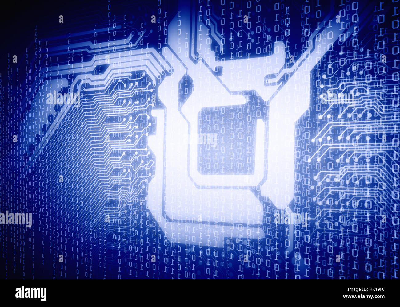 Circuit binary code hi-res stock photography and images - Alamy