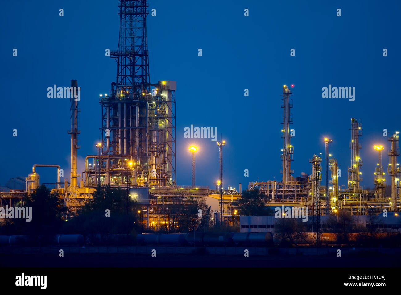 industry, industrial, facility, complex, refinery, structure, plant ...