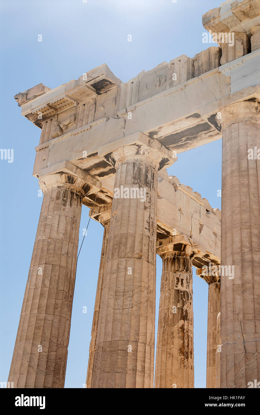 detail, temple, frieze, column, acropolis, capital, monument, art ...