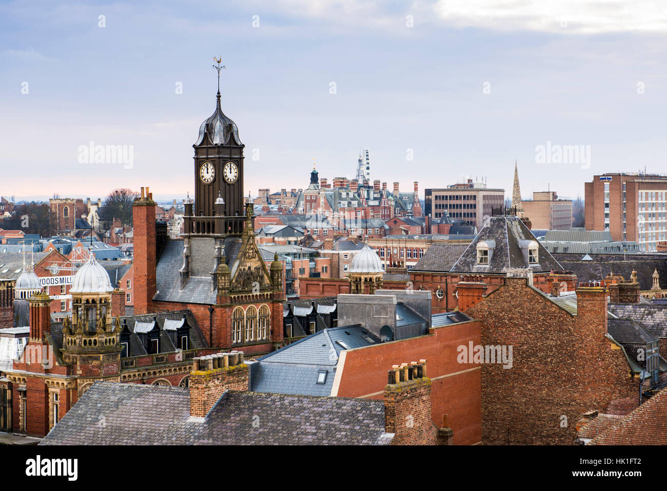 tower, buildings, historical, houses, city, town, england, roofs ...