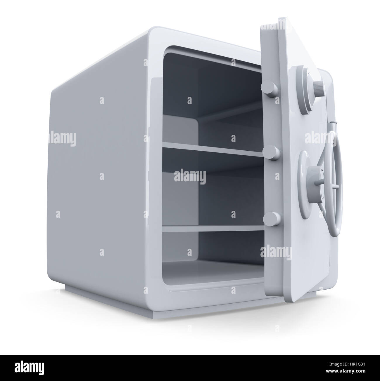 lock, bank, lending institution, object, single, isolated, model ...