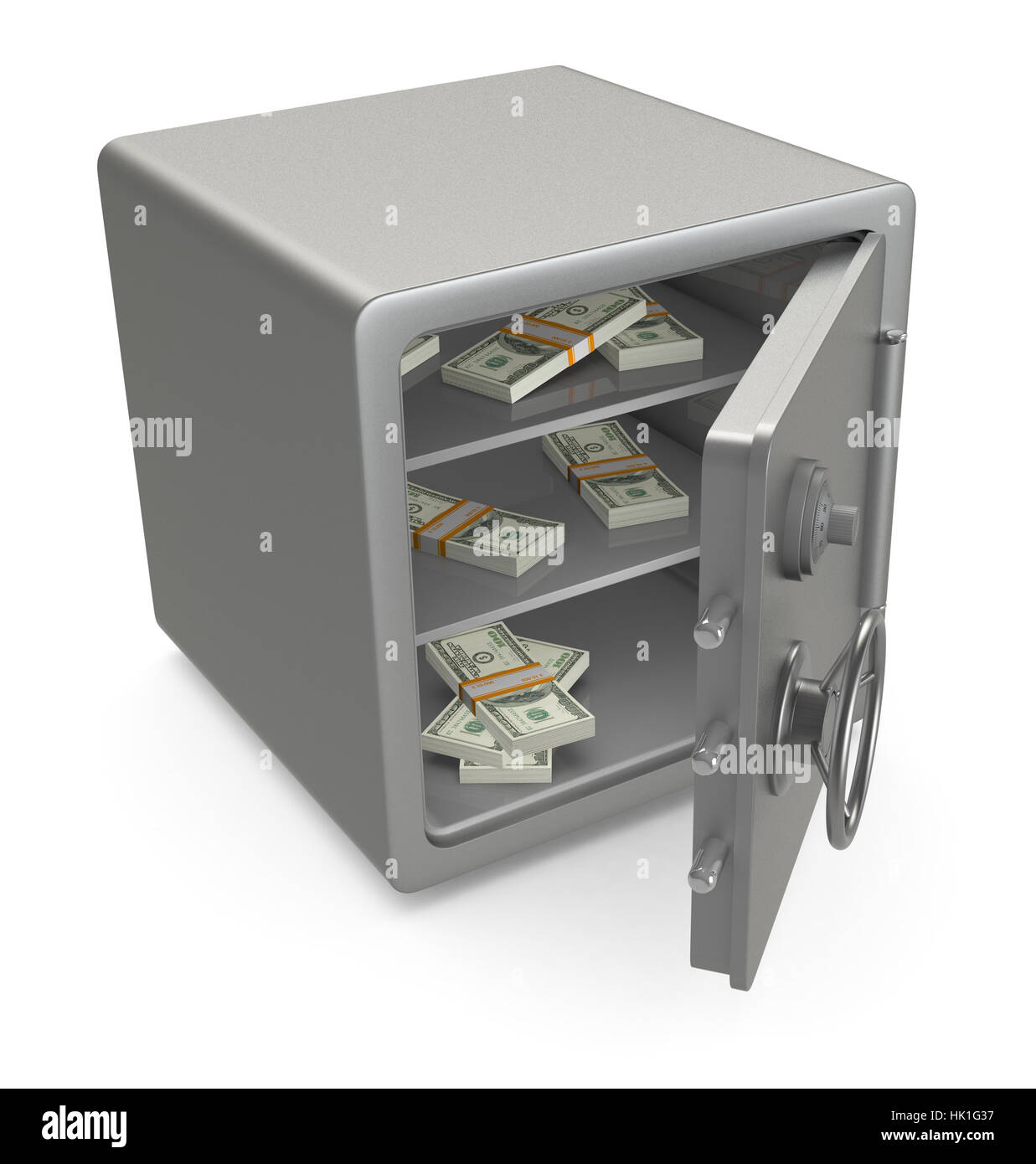 lock, bank, lending institution, object, single, isolated, model ...