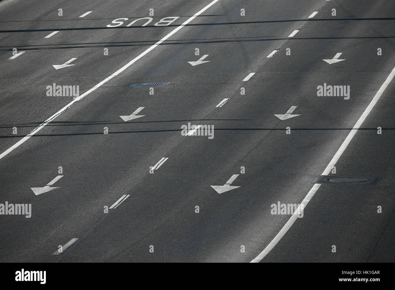 sign, signal, asphalt, arrow, road, street, line, sign, signal, city ...
