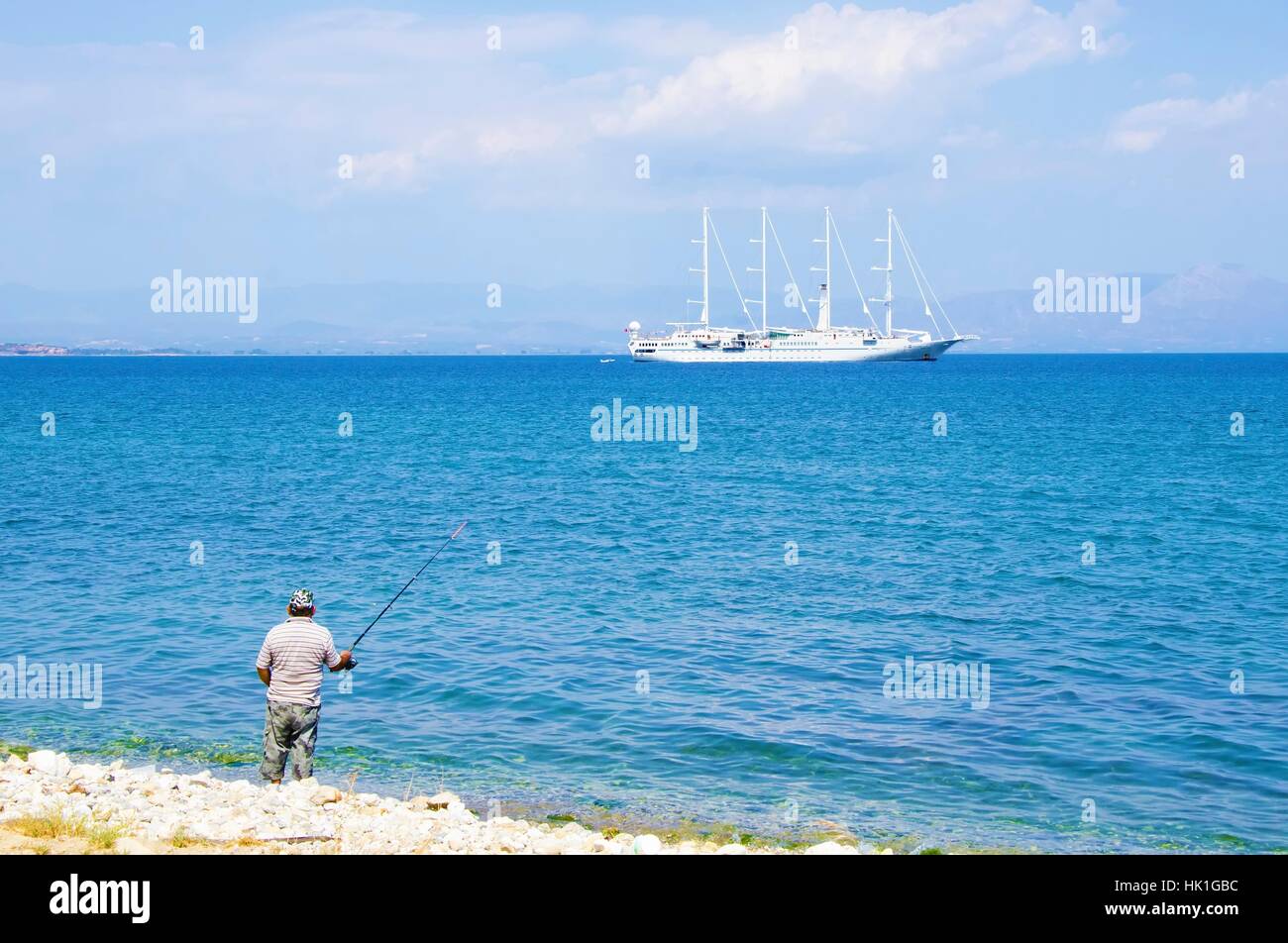 fish, person, sail, fishing, fisherman, ship, salt water, sea, ocean ...