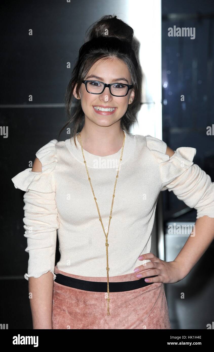 New York, NY, USA. 25th Jan, 2017. Madisyn Shipman at a public ...