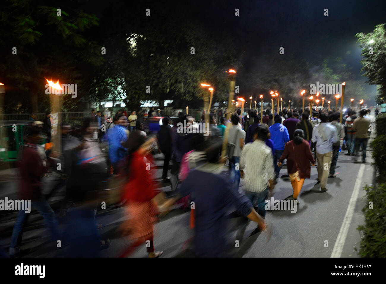 Dhaka, Bangladesh. 25th January 2017. Progressive Student Alliance held ...