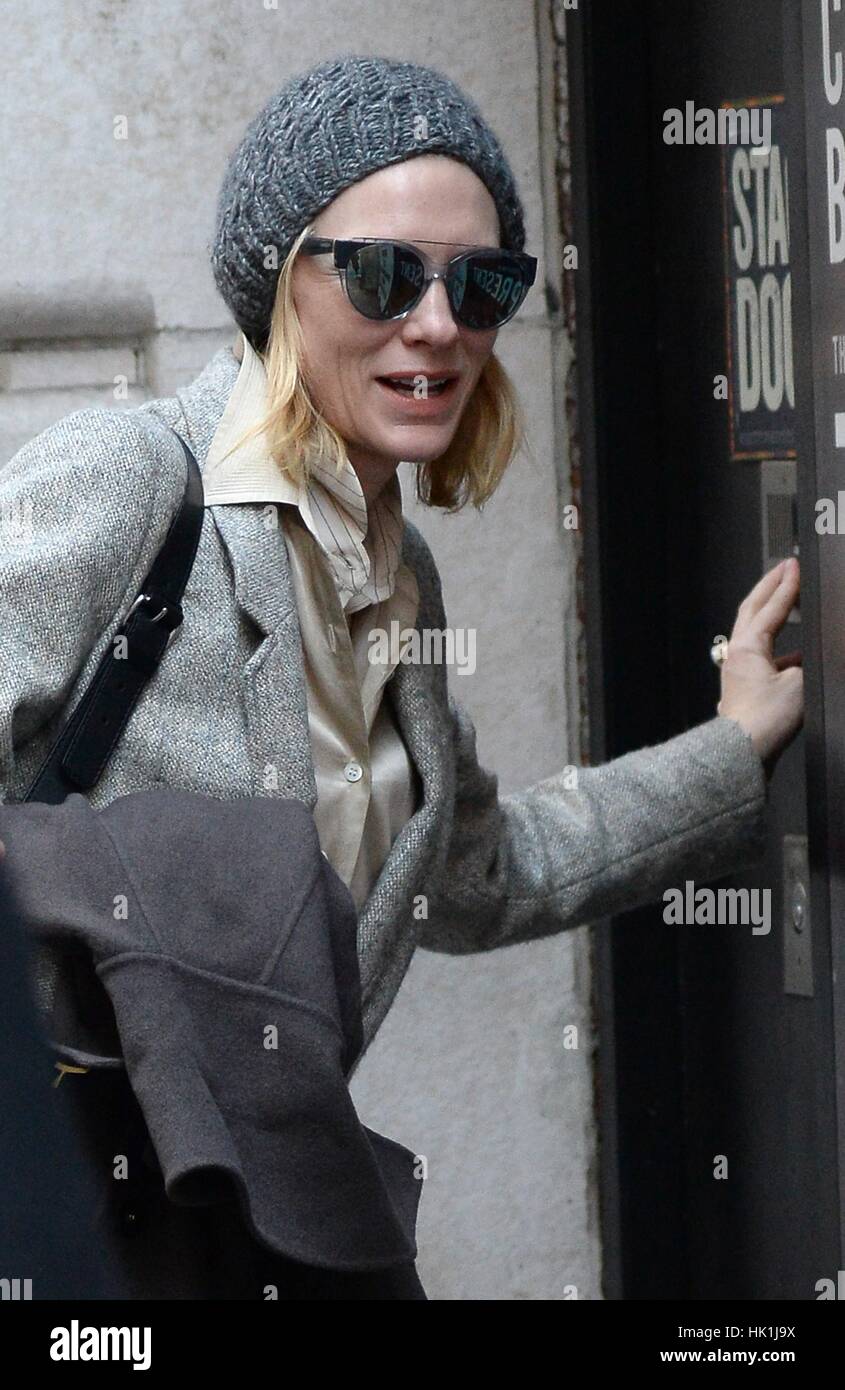 New York, NY, USA. 25th Jan, 2017. Cate Blanchett, arriving to THE ...