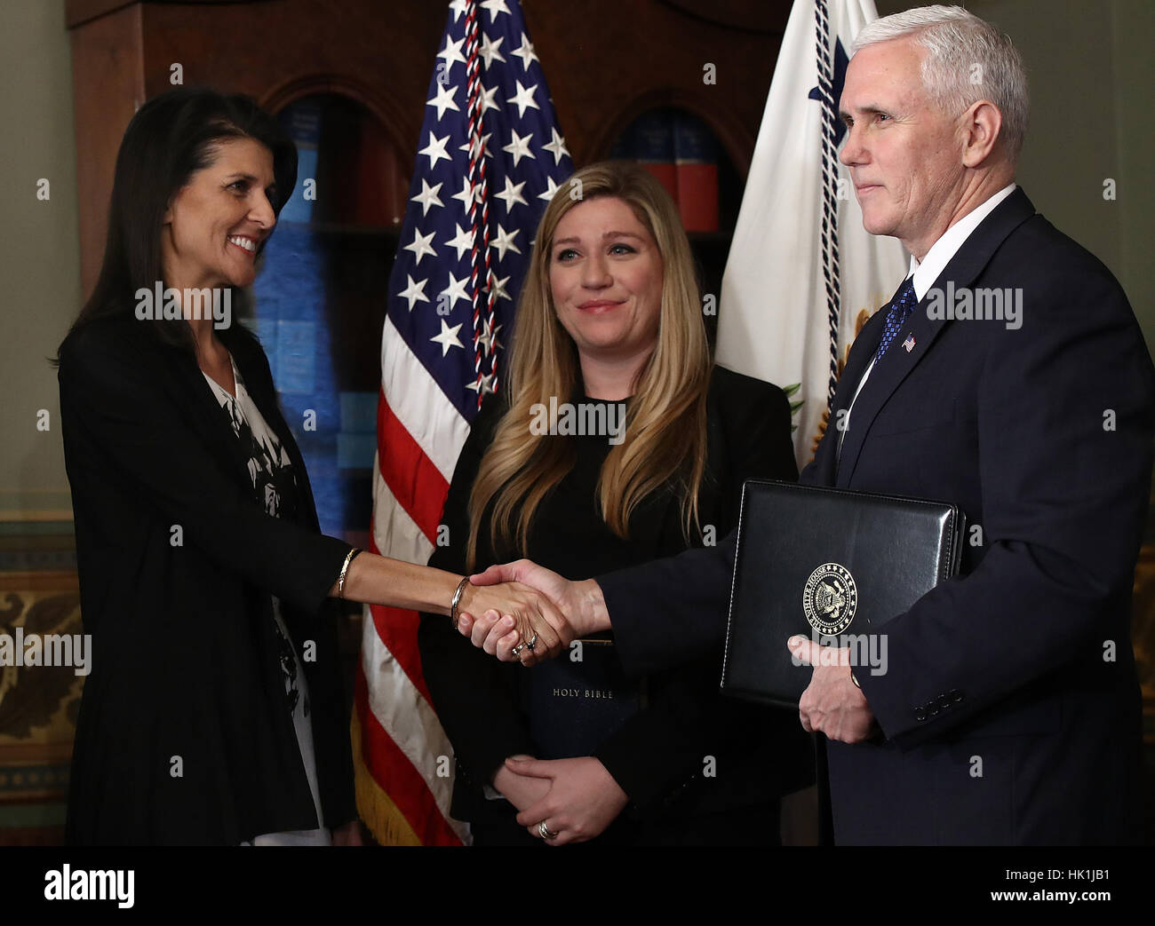 Washington DC, USA. 25th January 2017. United States Vice President ...