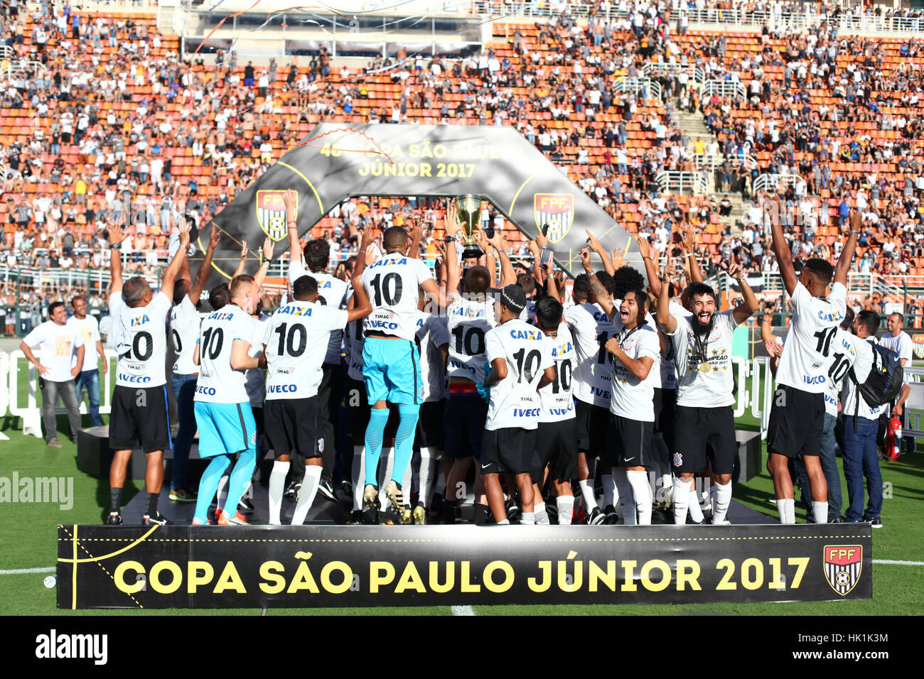 Sao Paulo, Brazil. 25th Jan, 2017. BATATAIS Vs. CORINTHIANS. Players ...