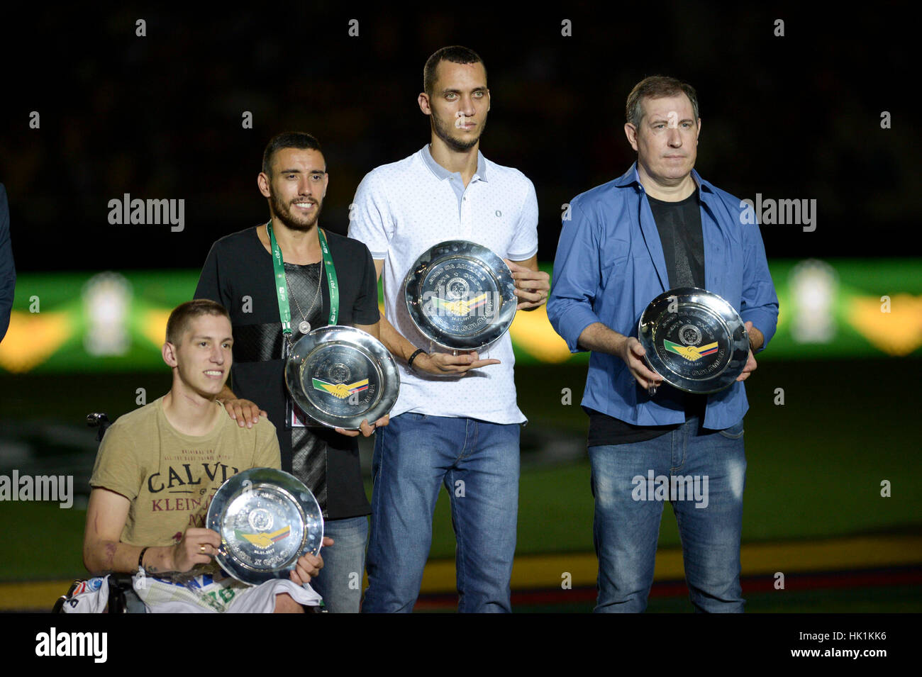 Rio De Janeiro, Brazil. 25th Jan, 2017. Alan Ruschel, Rafael Henzel ...