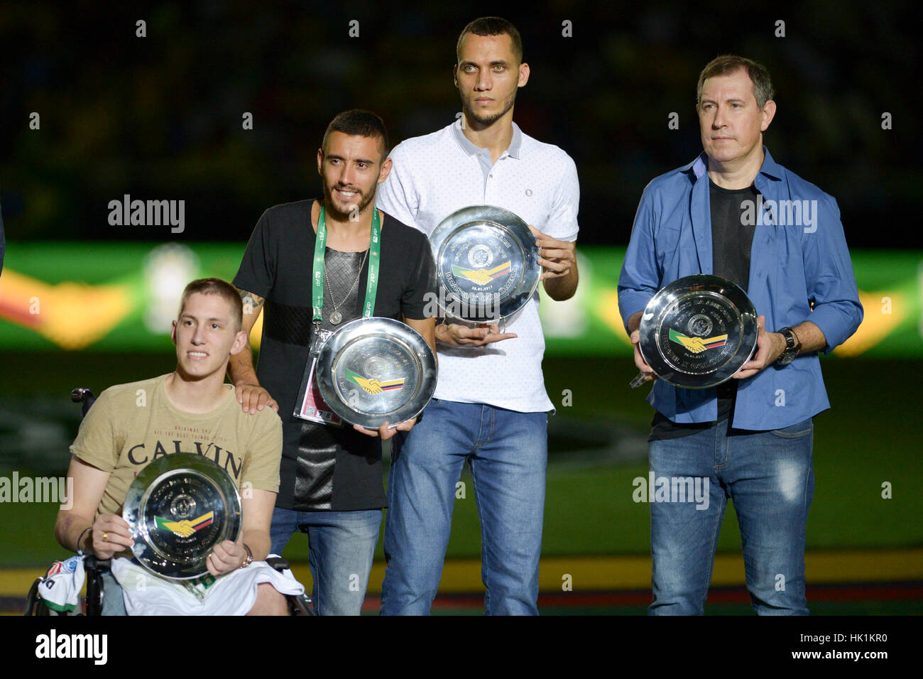 Rio De Janeiro, Brazil. 25th Jan, 2017. Alan Ruschel, Rafael Henzel ...