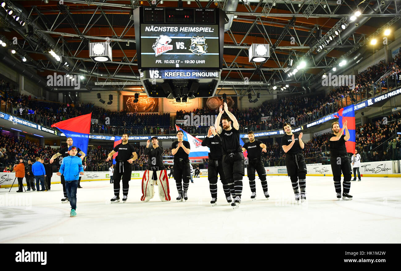 Nuremberg, Germany. 03rd Feb, 2017. Nuremberg's players celebrate their ...