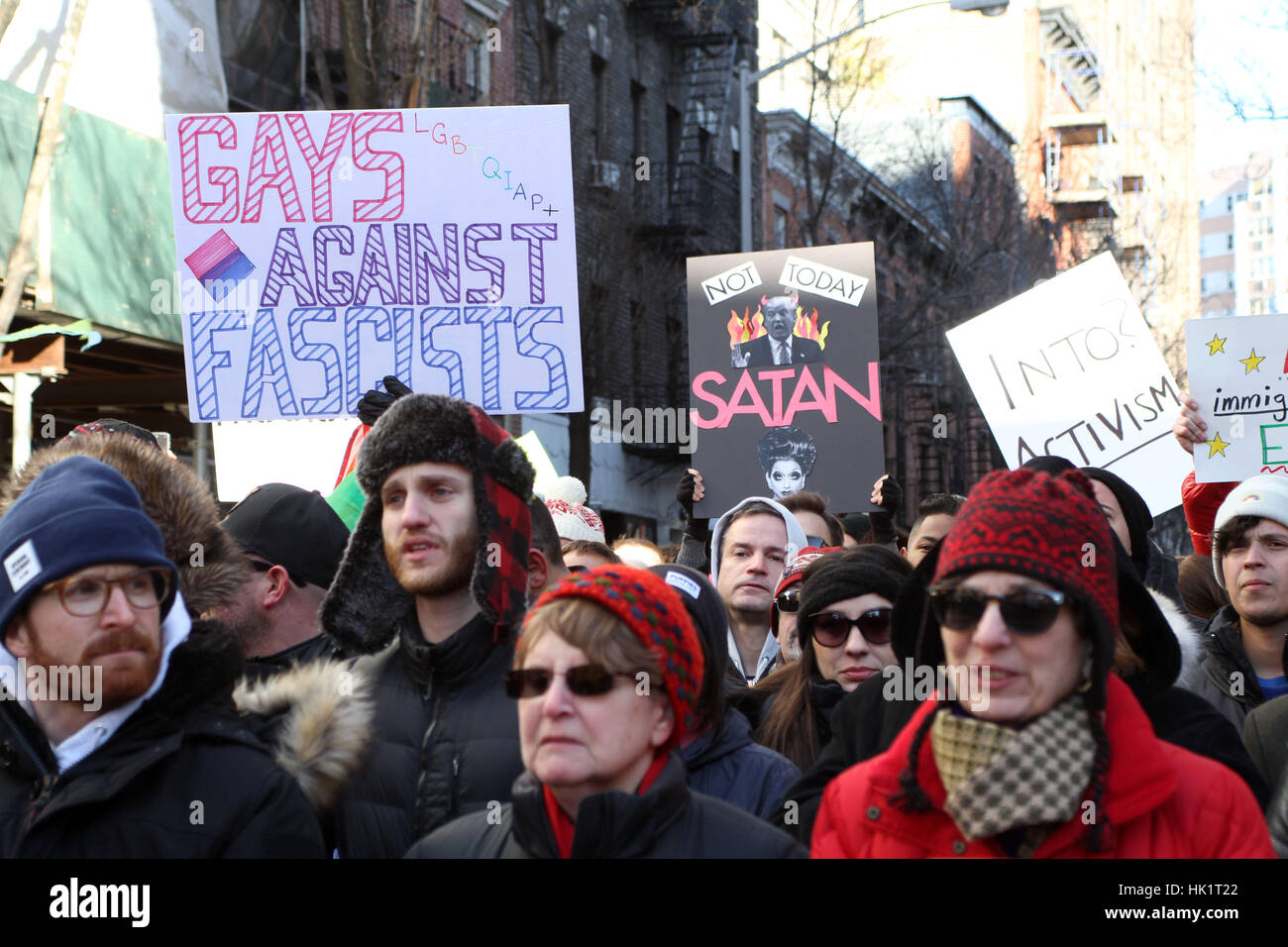 New York City, USA. 4th Feb, 2017. LGBT Solidarity Rally at Stonewall ...