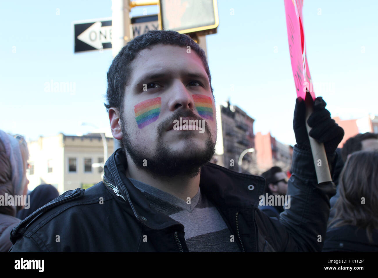 New York City, USA. 4th Feb, 2017. LGBT Solidarity Rally at Stonewall ...