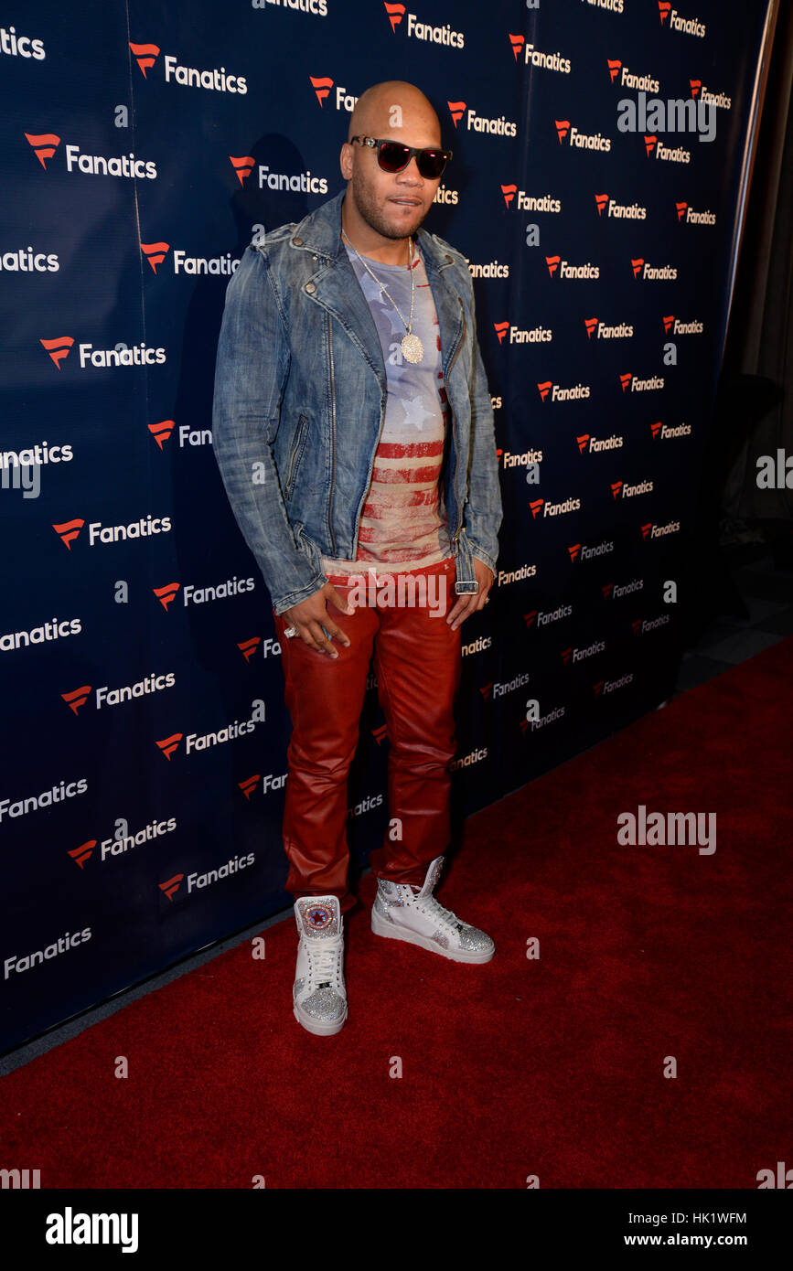 Houston, USA. 4th Feb, 2017. Flo Rida at the Fanatics Super Bowl Party ...