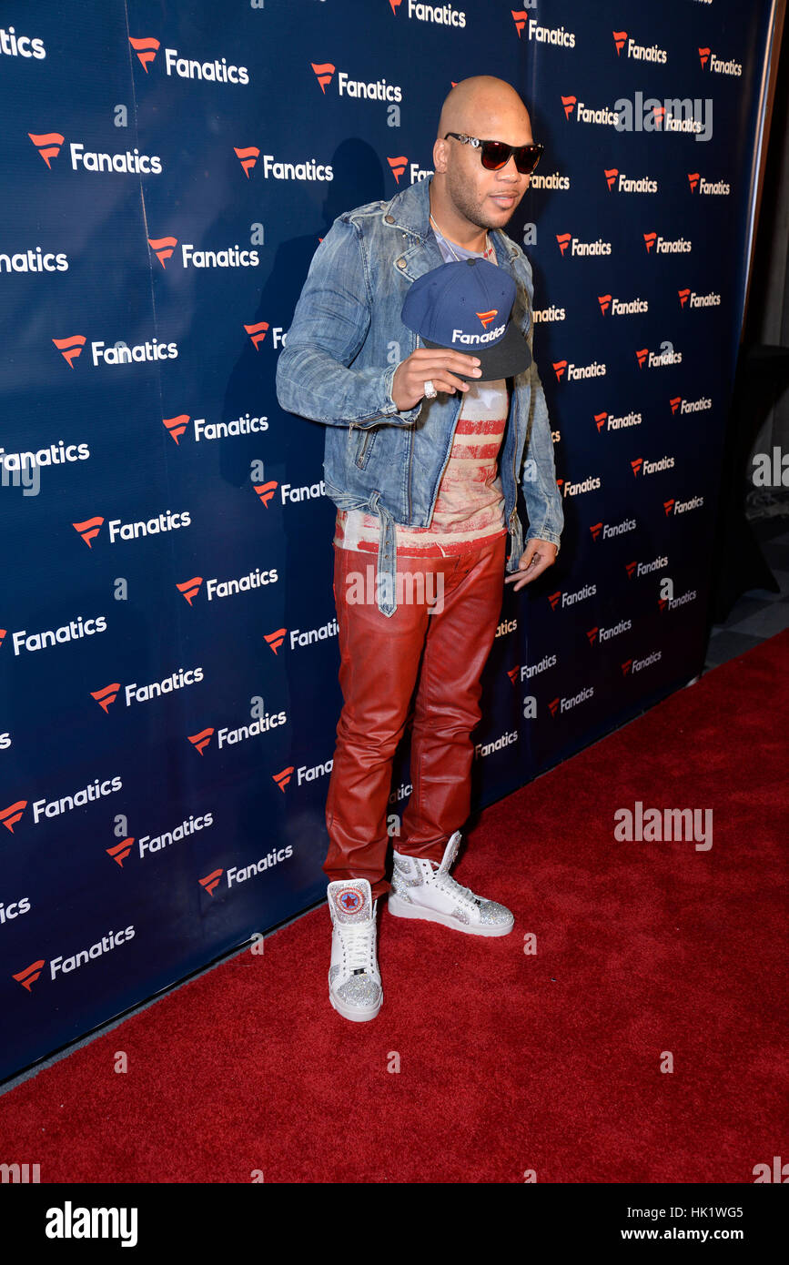 Houston, USA. 4th Feb, 2017. Flo Rida at the Fanatics Super Bowl Party ...
