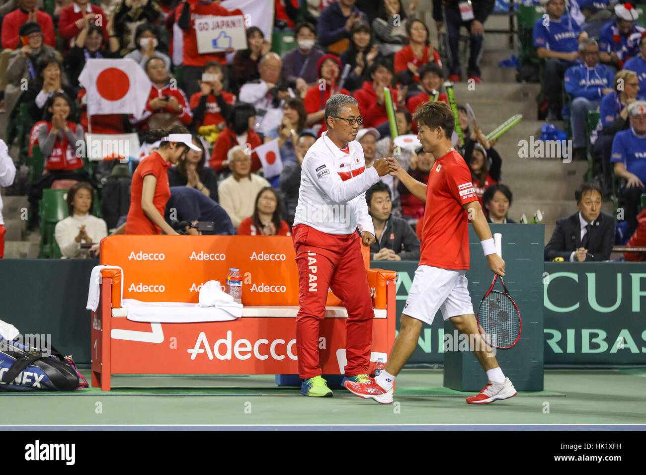 Tokyo, Japan. 3rd Feb, 2017. Captain Minoru Ueda (JPN) in action during the BNP Paribas 1st ...