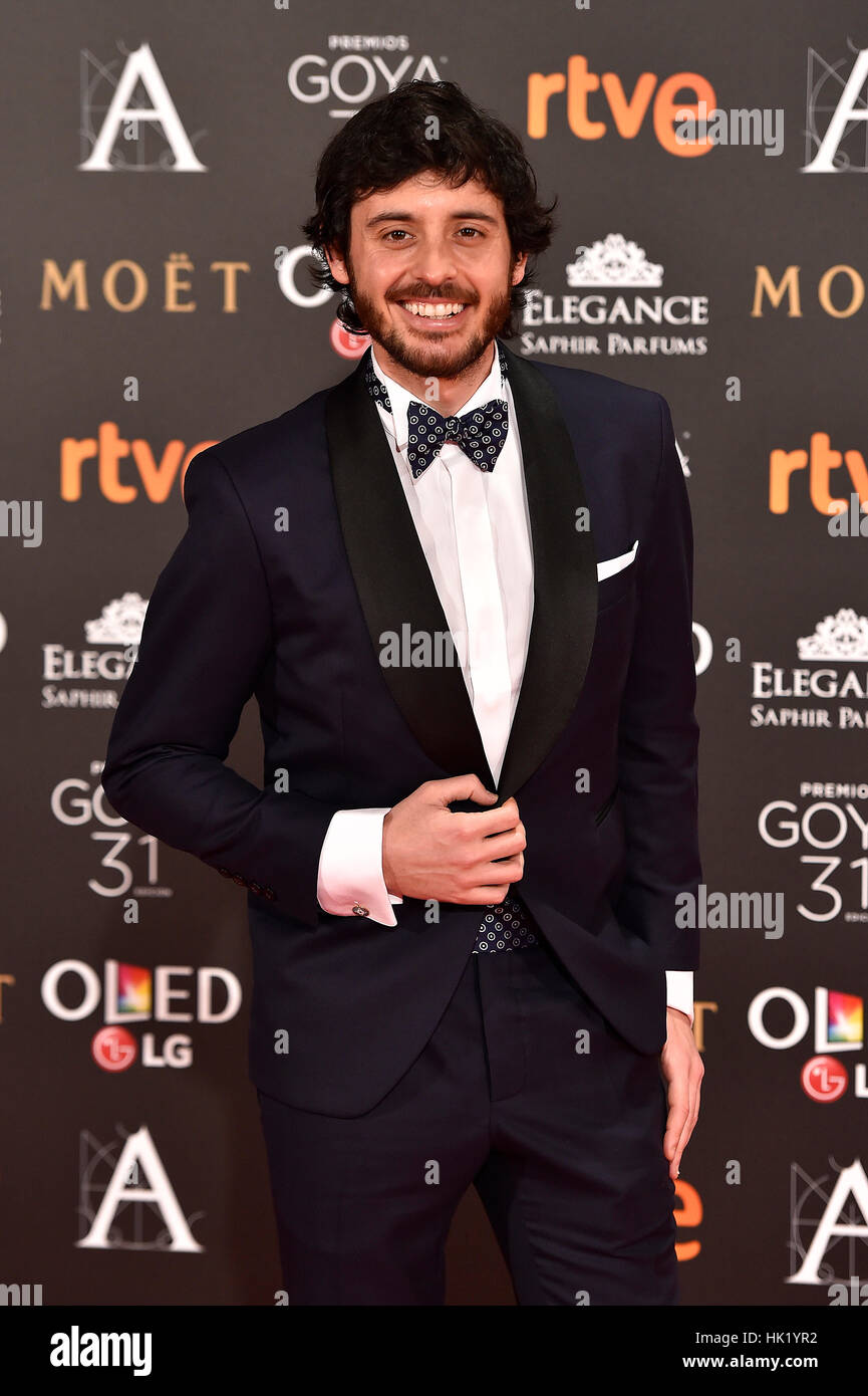 Madrid, Spain. 4th Feb, 2017. Actor Javier Pereira at a photocall ...