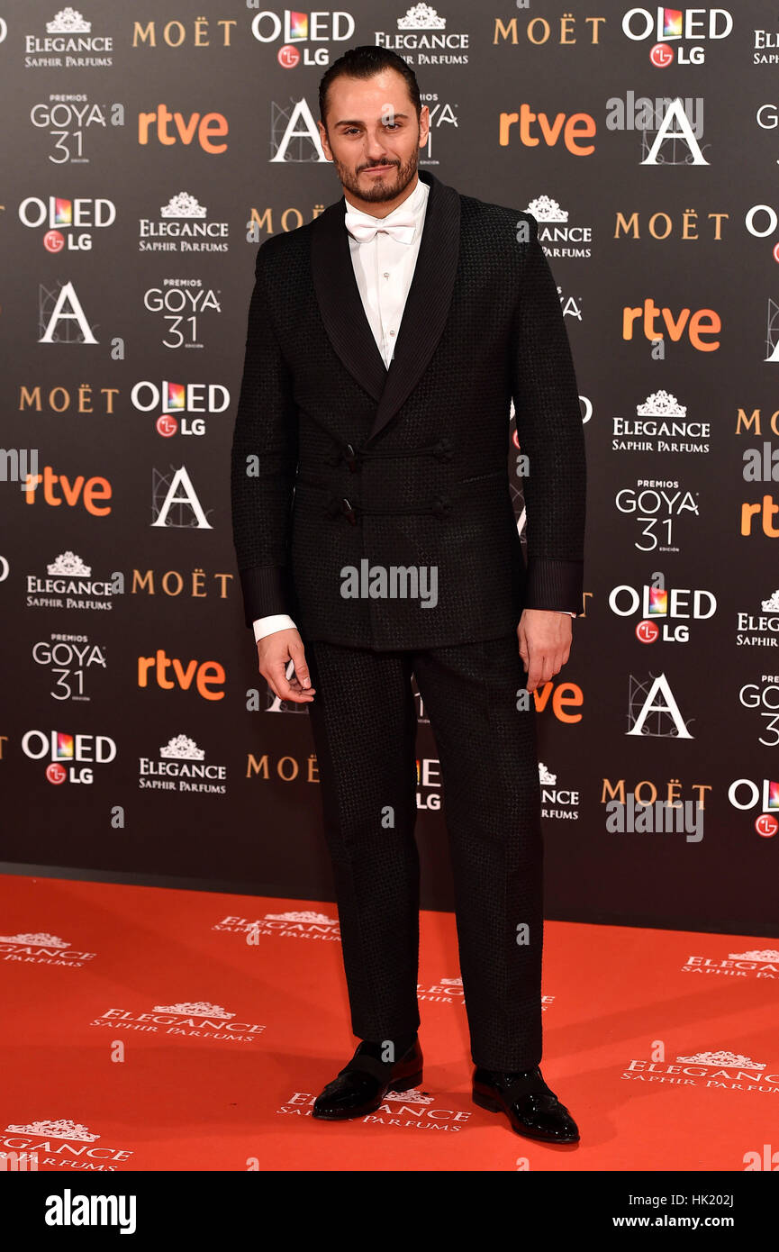 Madrid, Spain. 4th Feb, 2017. Actor Asier Etxeandia at a photocall ...
