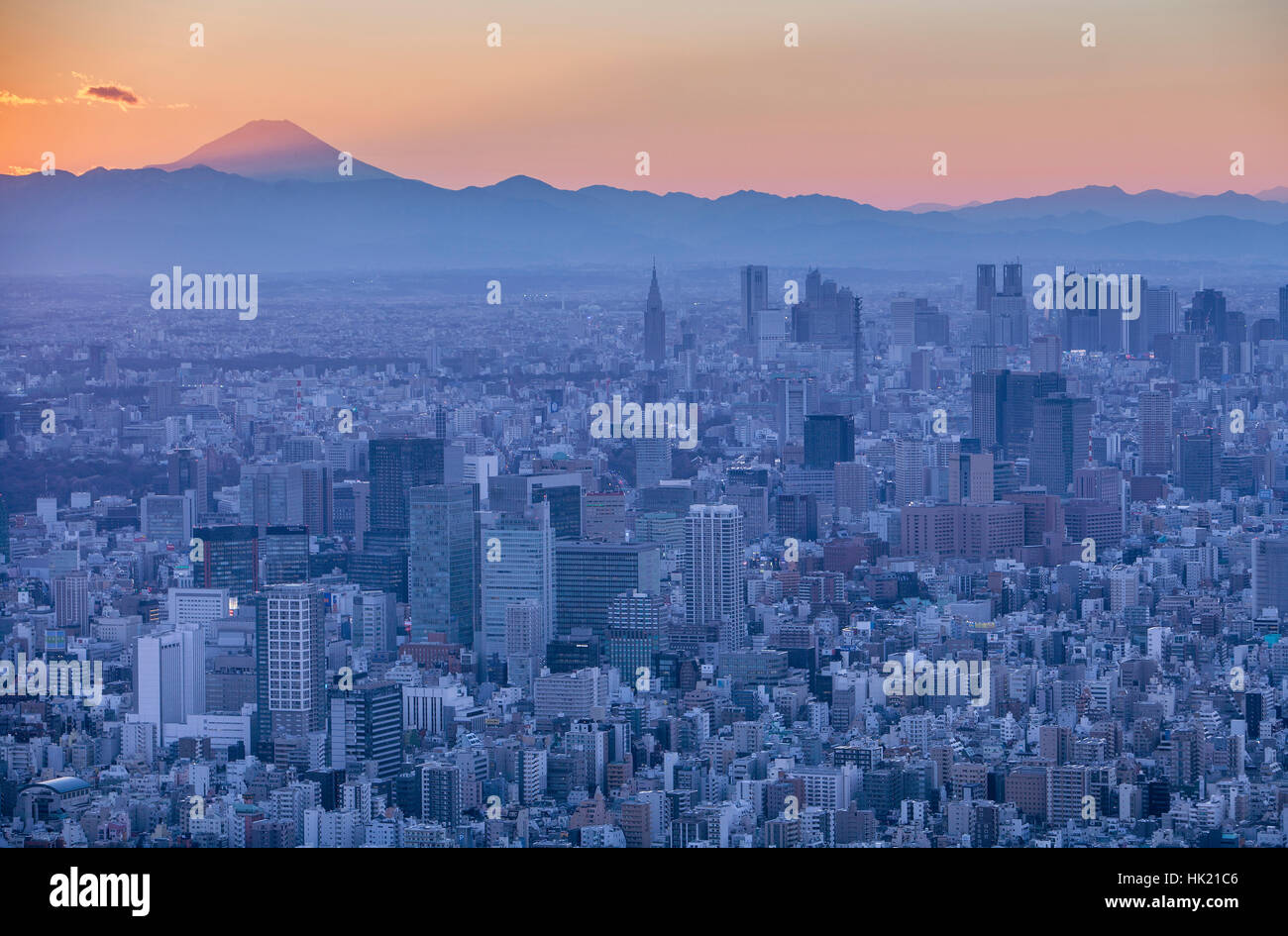 Townscape, skyline of Shinjuku, Tokyo, Japan Stock Photo - Alamy