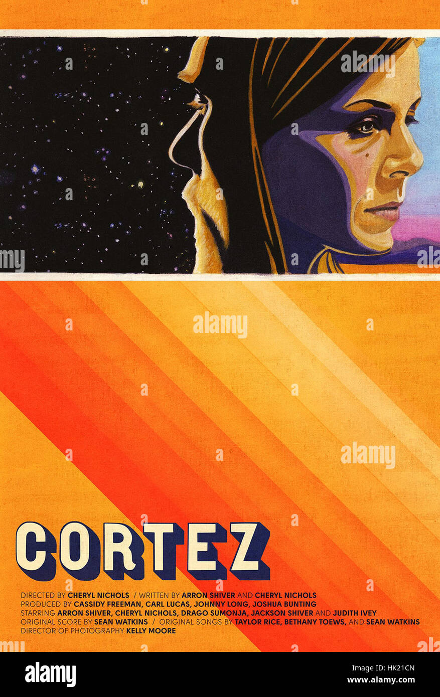 CORTEZ, poster, from left: Arron Shiver, Cheryl Nichols, 2017 Stock ...