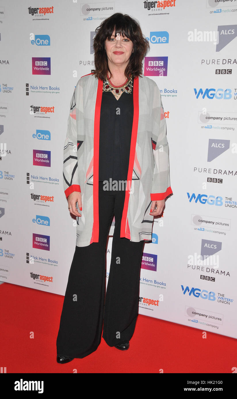 London, England, UK. Josie Lawrence at the Writers' Guild Awards 2017 ...