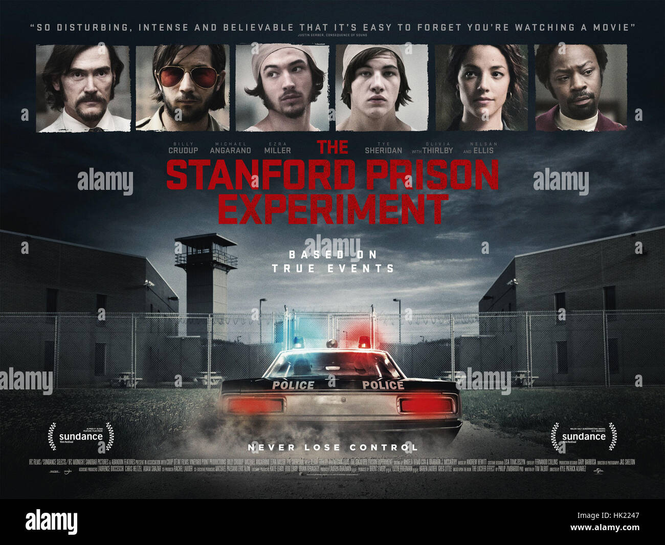 THE STANFORD PRISON EXPERIMENT, US poster, from left: Billy Crudup ...