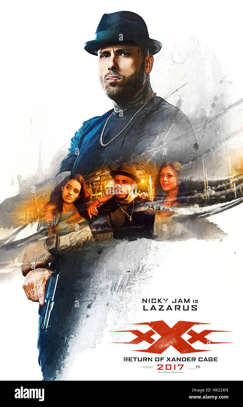 XXX: RETURN OF XANDER CAGE, US character poster, Nicky Jam, 2017 ...