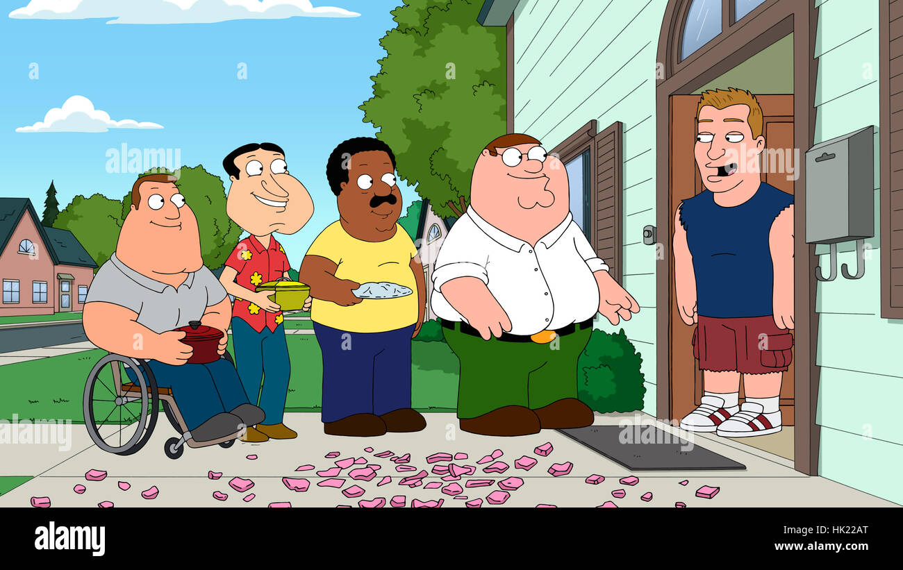 FAMILY GUY, (from left): Joe Swanson, Glen Quagmire, Cleveland Brown ...