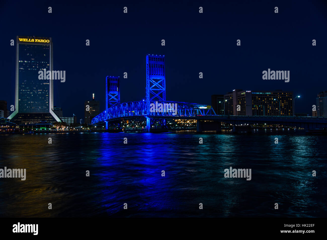 Jacksonville river front Stock Photo - Alamy