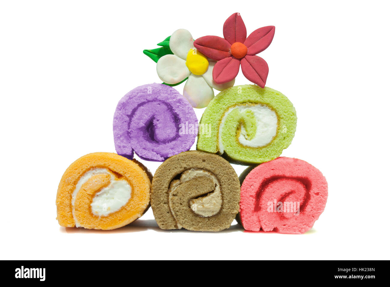 Triangle of flowers Cut Out Stock Images & Pictures - Alamy