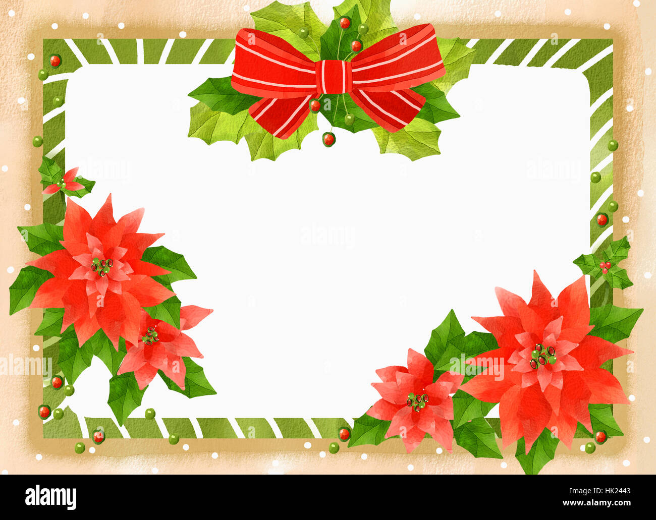 bow christmas card Stock Photo - Alamy