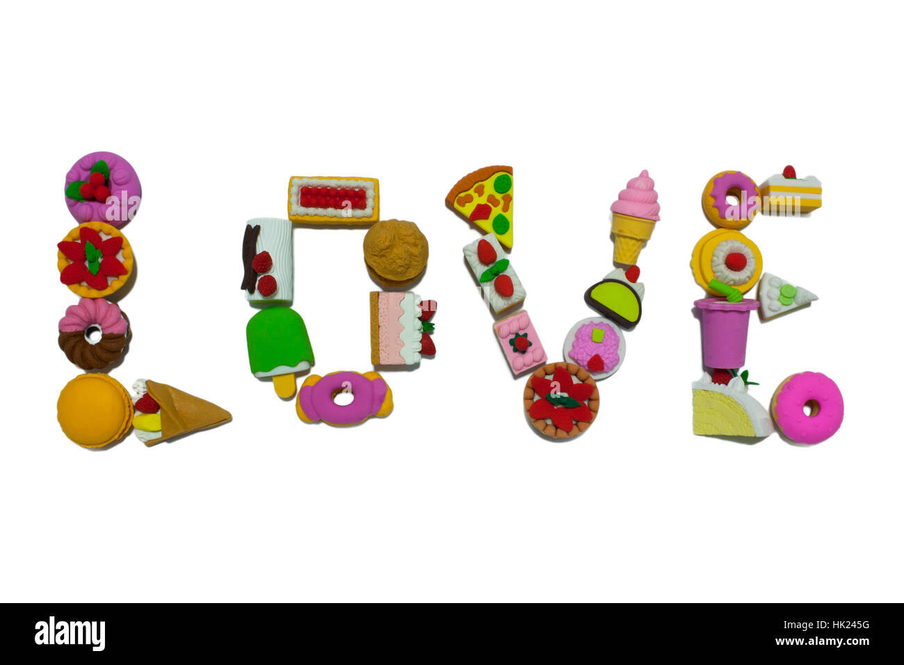 Sweet alphabet Cut Out Stock Images & Pictures - Alamy