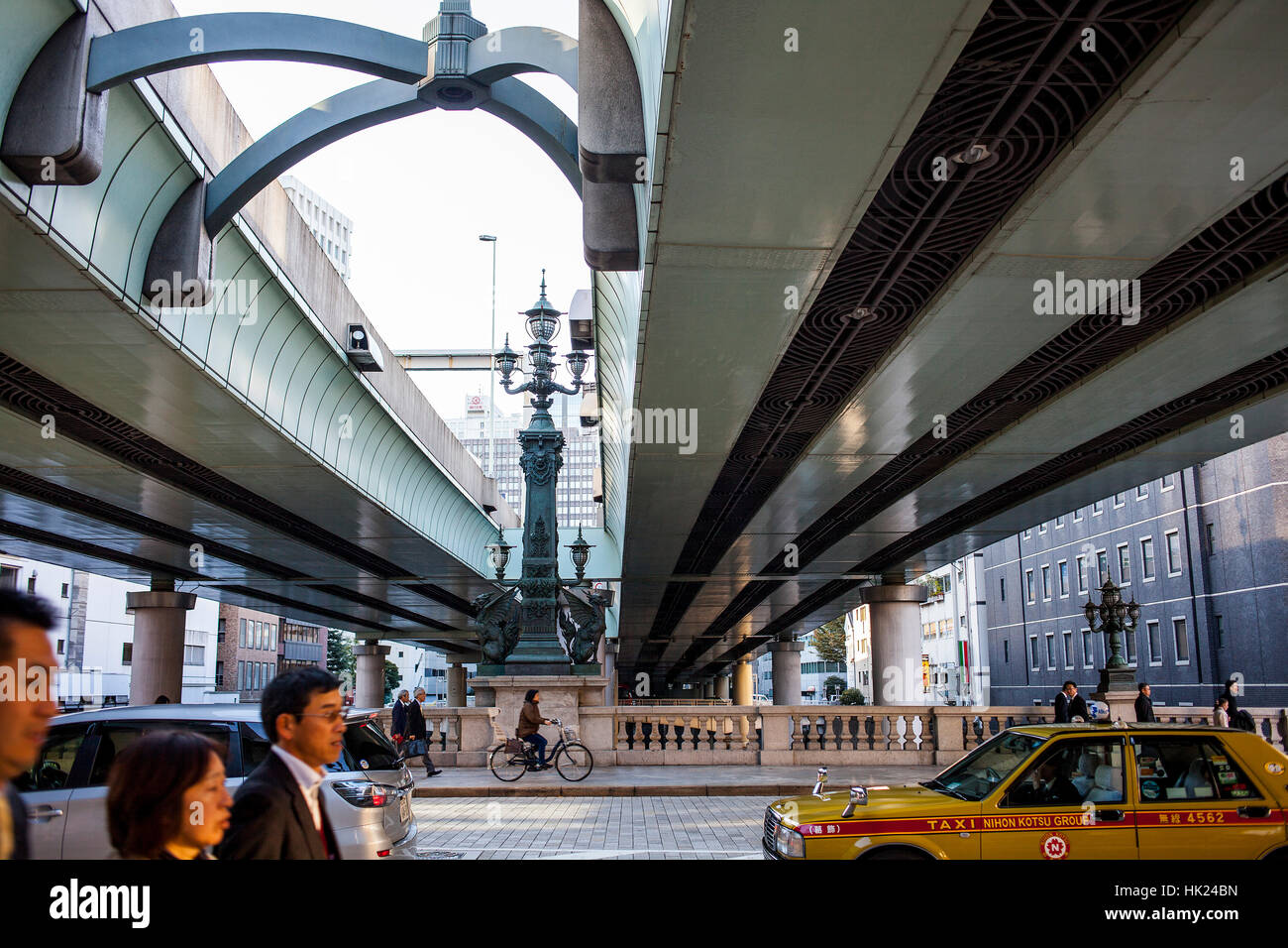 Townscape, Bridge of Nihombashi, Tokyo, Japan Stock Photo - Alamy