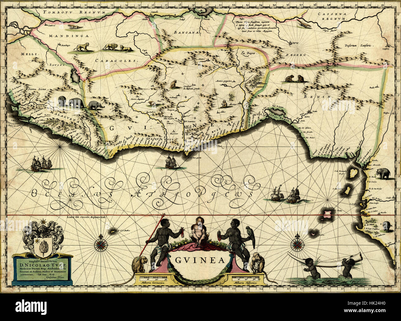 Guinea map hi-res stock photography and images - Alamy