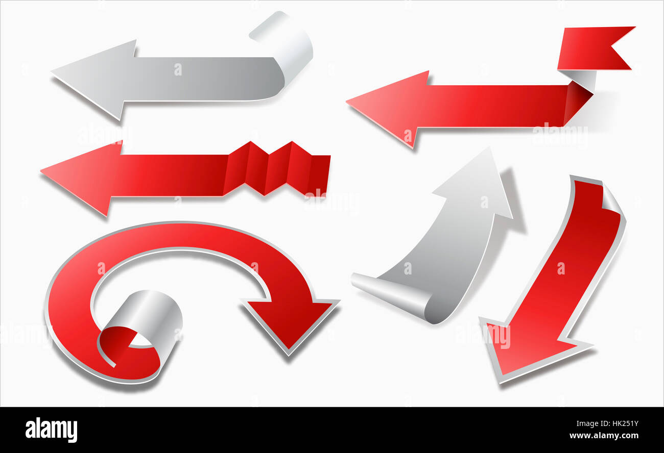 color image arrow sign Stock Photo - Alamy