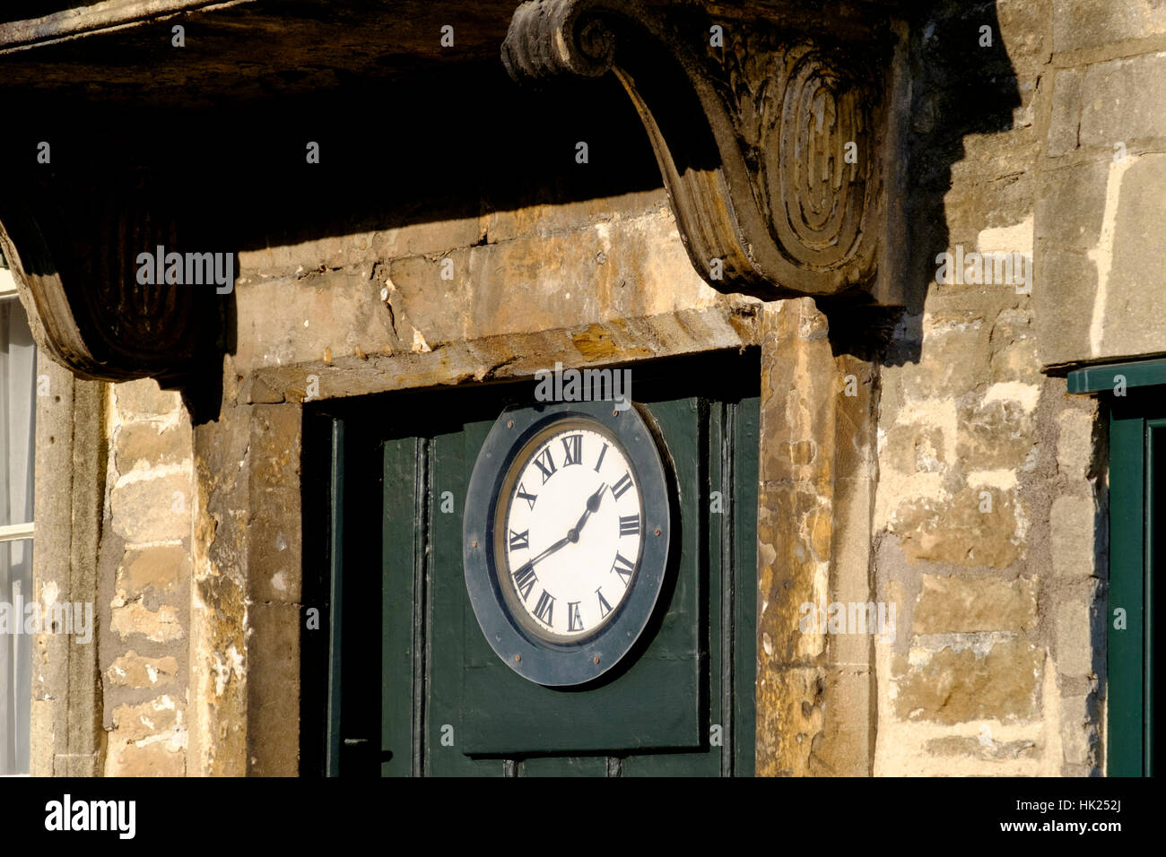 English village clock hi-res stock photography and images - Alamy