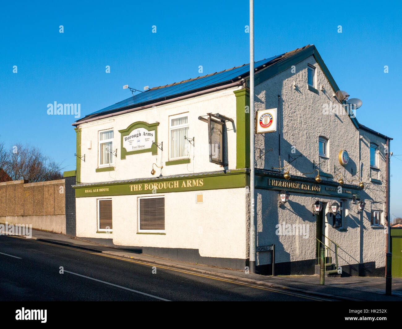 The Borough Arms pub in Crewe Cheshire UK Stock Photo - Alamy