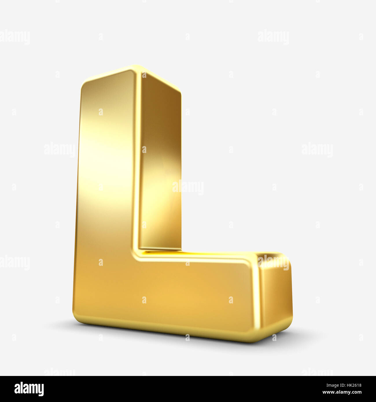 3d blue metal letter L isolated white background Stock Photo - Alamy