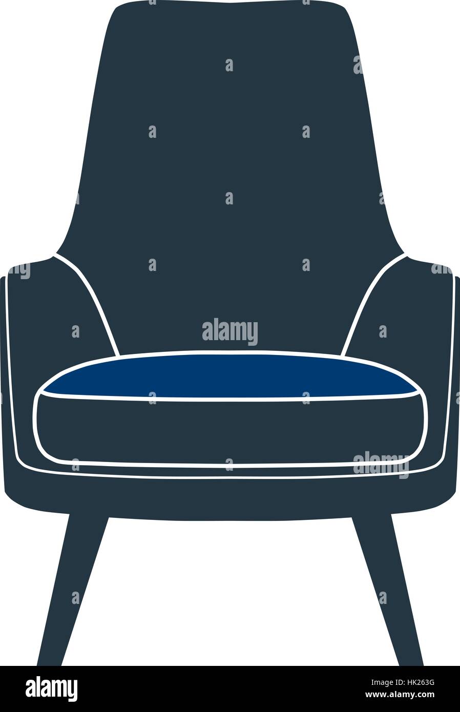Icon chair with four legs. Vector illustration Stock Vector Image & Art ...