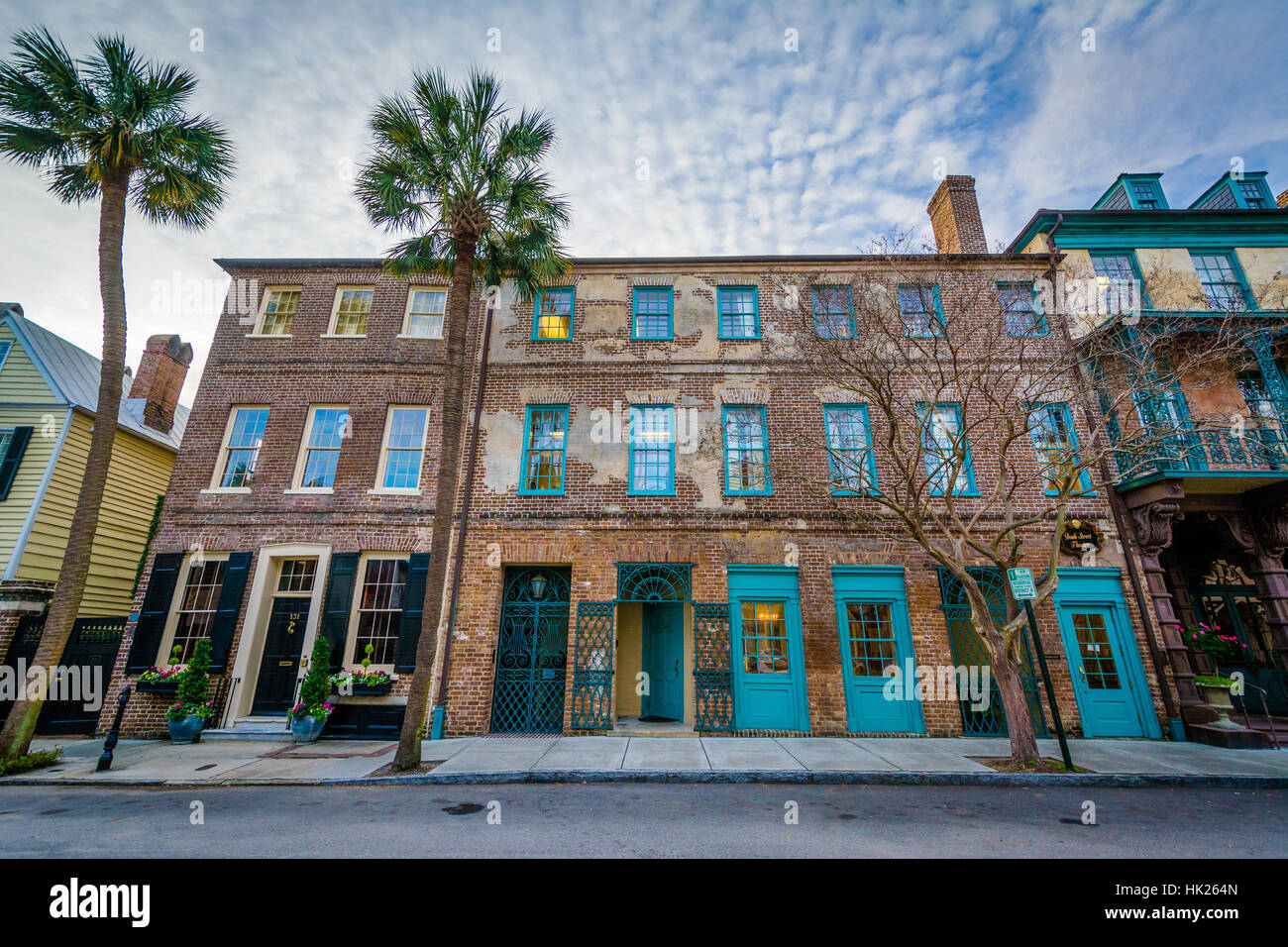 Old brick buildings in Charleston, South Carolina Stock Photo - Alamy