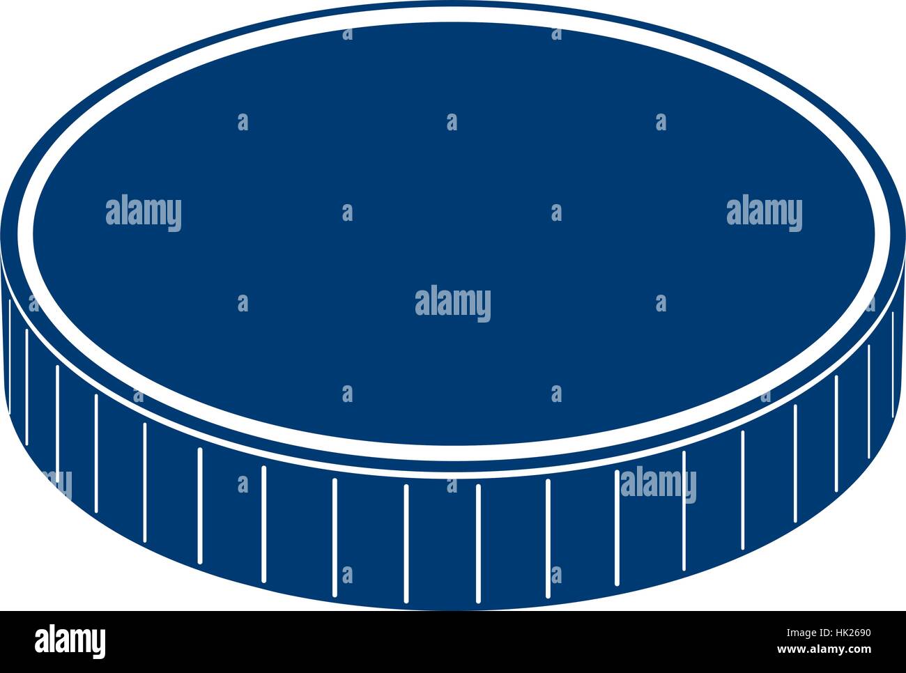 Round coin in the form of icons. Vector illustration Stock Vector Image ...