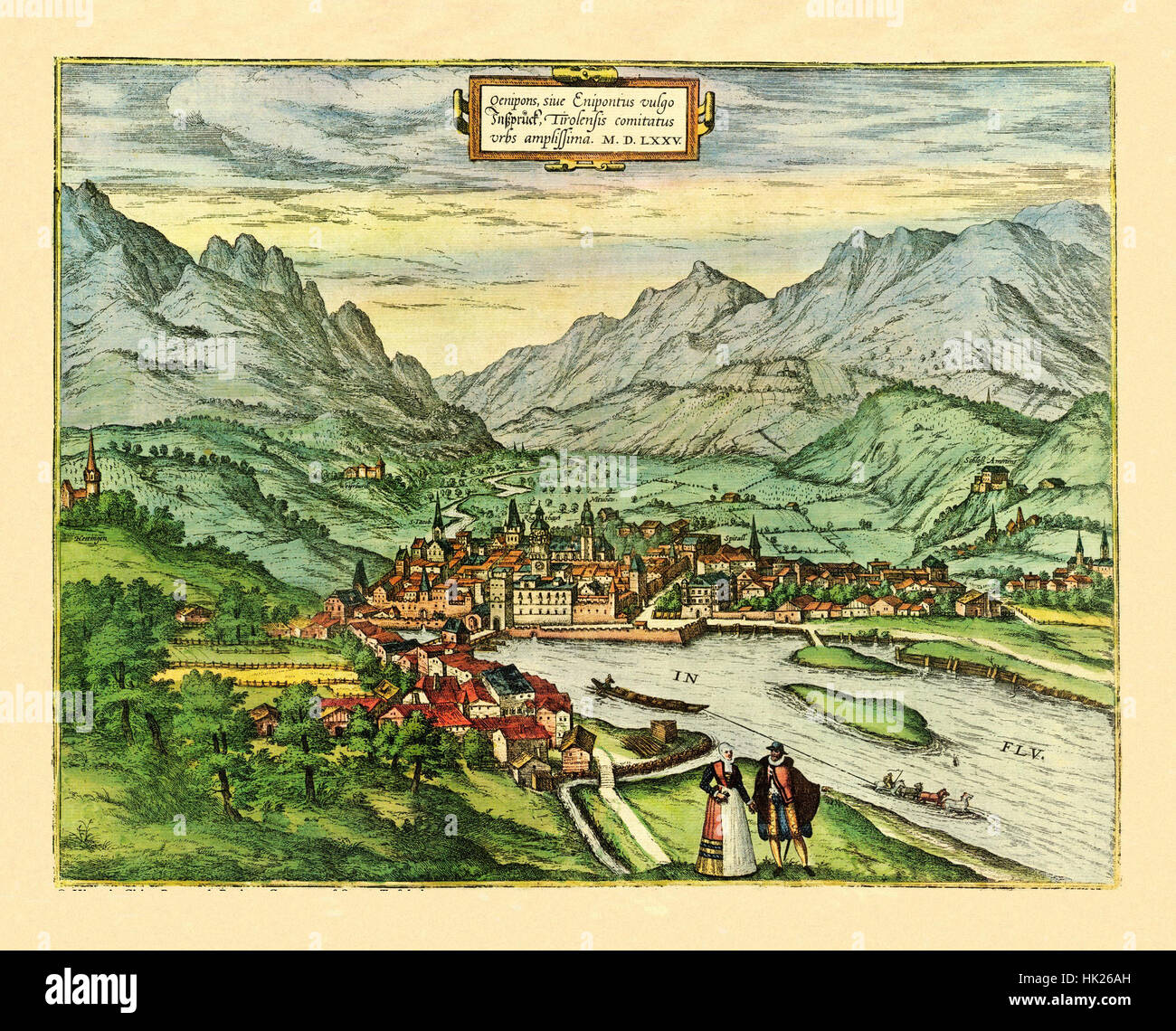 Innsbruck map hi-res stock photography and images - Alamy