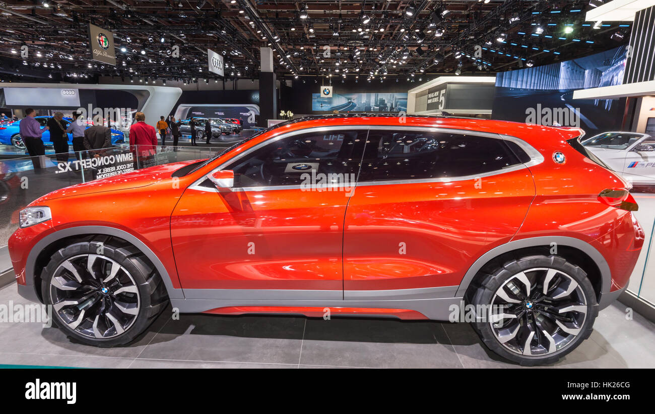 BMW X2 Concept Sports Activity Vehicle (SAV, SUV) at the North American ...