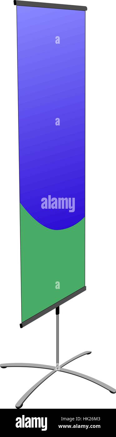 advertising pillar of different designs. Vector illustration Stock ...