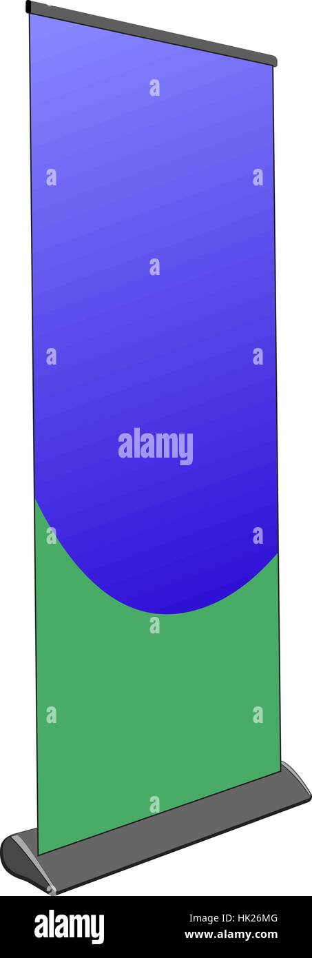 advertising pillar of different designs. Vector illustration Stock ...