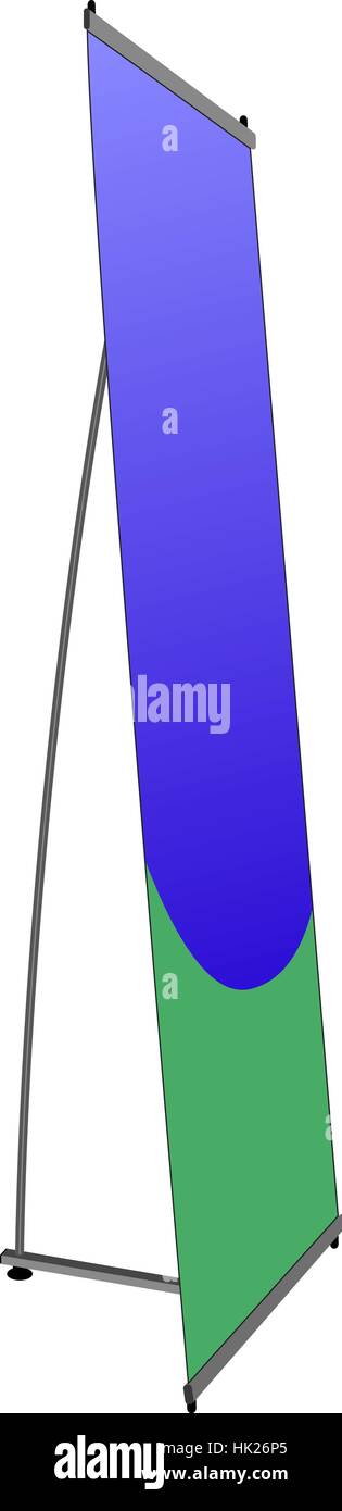 advertising pillar of different designs. Vector illustration Stock ...