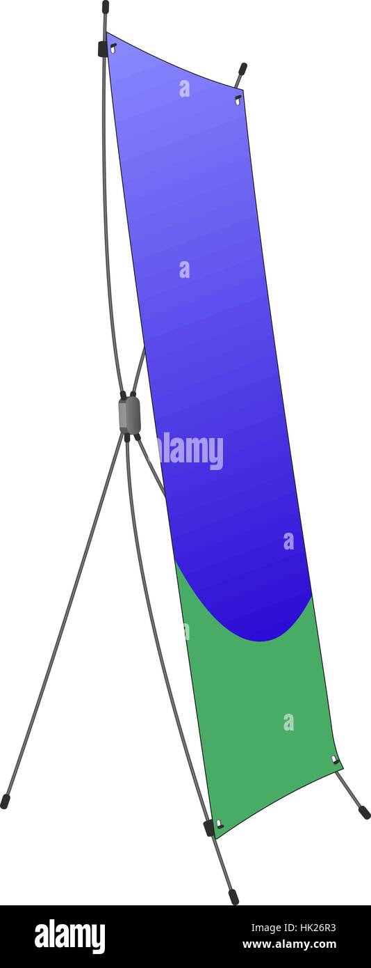 advertising pillar of different designs. Vector illustration Stock ...